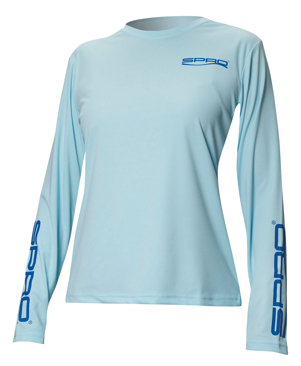 SPRO WOMEN'S PERFORMANCE SHIRT LONG SLEEVE LIGHT BLUE – SPRO Sports ...